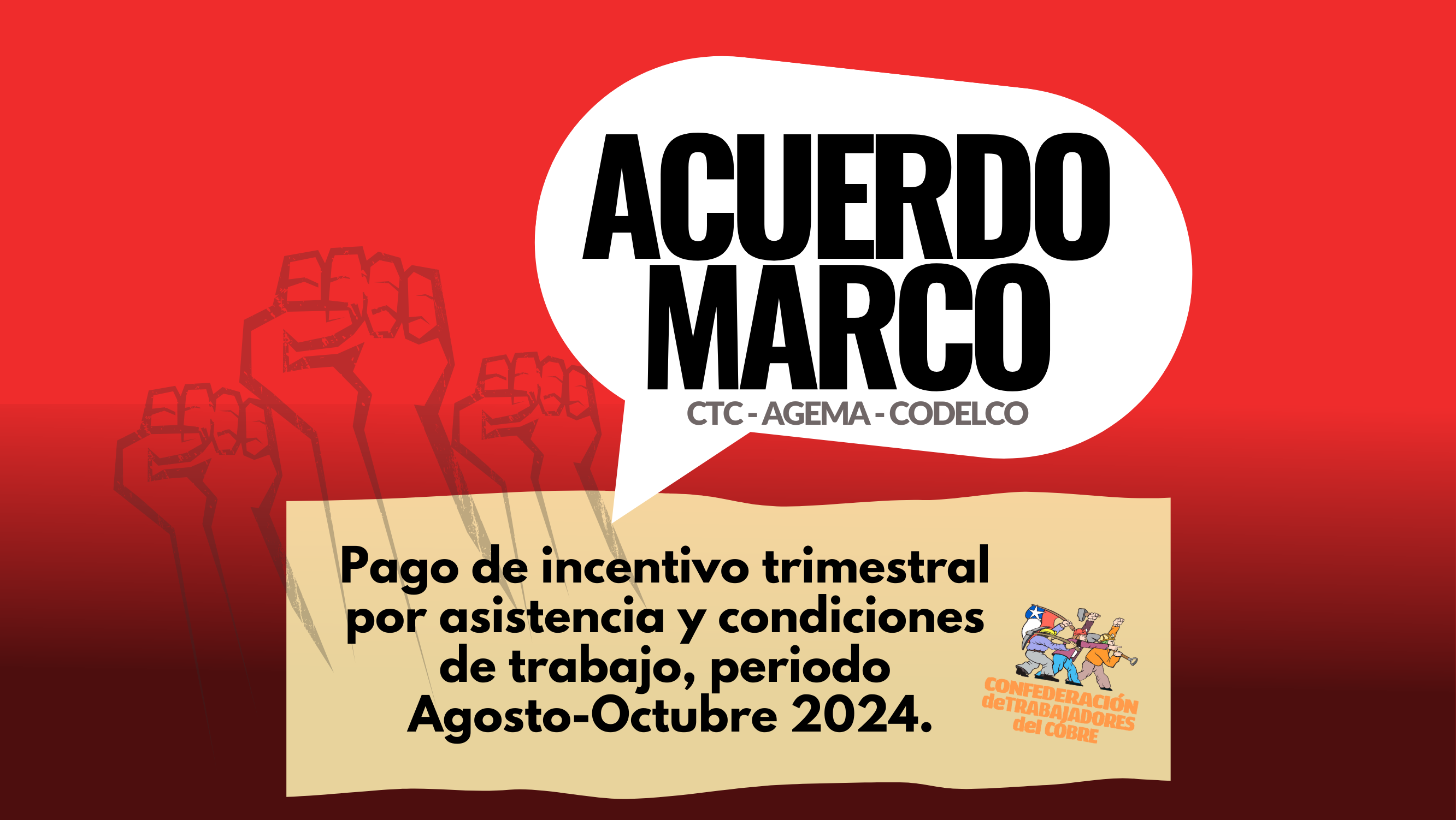 #AcuerdoMarco: Nuevo Pago de incentivo trimestral durante noviembre 2024 – Confederación de ...